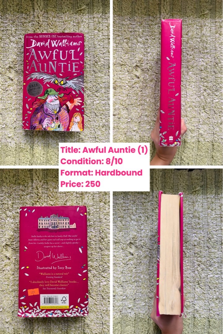 David Walliams: Awful Auntie (hardbound), Hobbies & Toys, Books ...