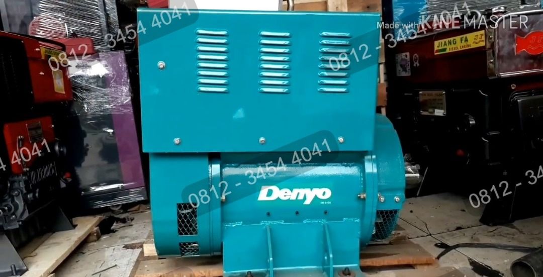 Denyo Welding Las 3 KVA Generator 220V DC 220 A, Motor di Carousell