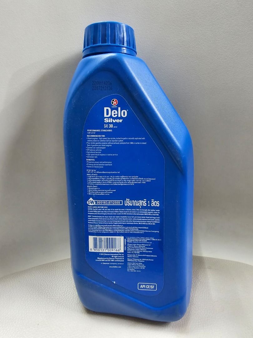 Diesel Engine Oil - Caltex Delo Silver SAE 30, Car Parts & Accessories ...
