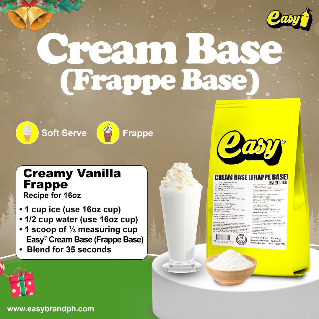 Easy Brand Creme Frappe Base 1Kg, Food & Drinks, Beverages on Carousell