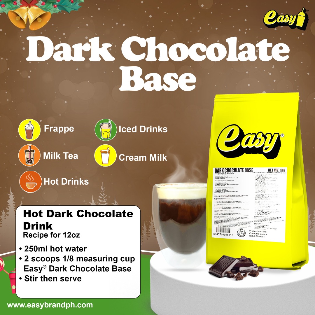 Easy Brand Dark Chocolate Base 1Kg, Food & Drinks, Beverages on Carousell
