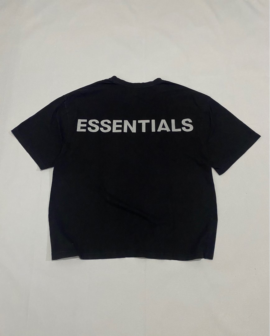 Essentials fear of god reflectorized logo, Men's Fashion, Tops & Sets ...