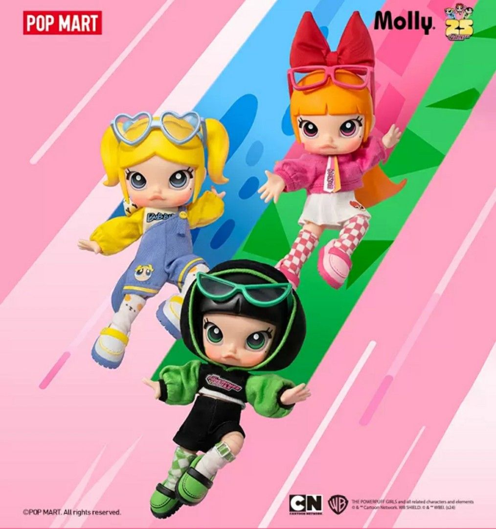 [EXCLUSIVE! POPMART] POPMART THE POWERPUFF GIRLS X MOLLY BALL JOINTED ...