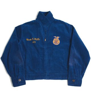 Black FFA Corduroy Work Jacket Parody/Inspired by Indobrand, Men's ...