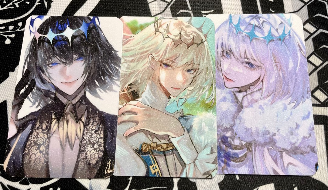 FGO Fate Grand Order Oberon Vortigern Fanart Photocard PC set, Hobbies ...