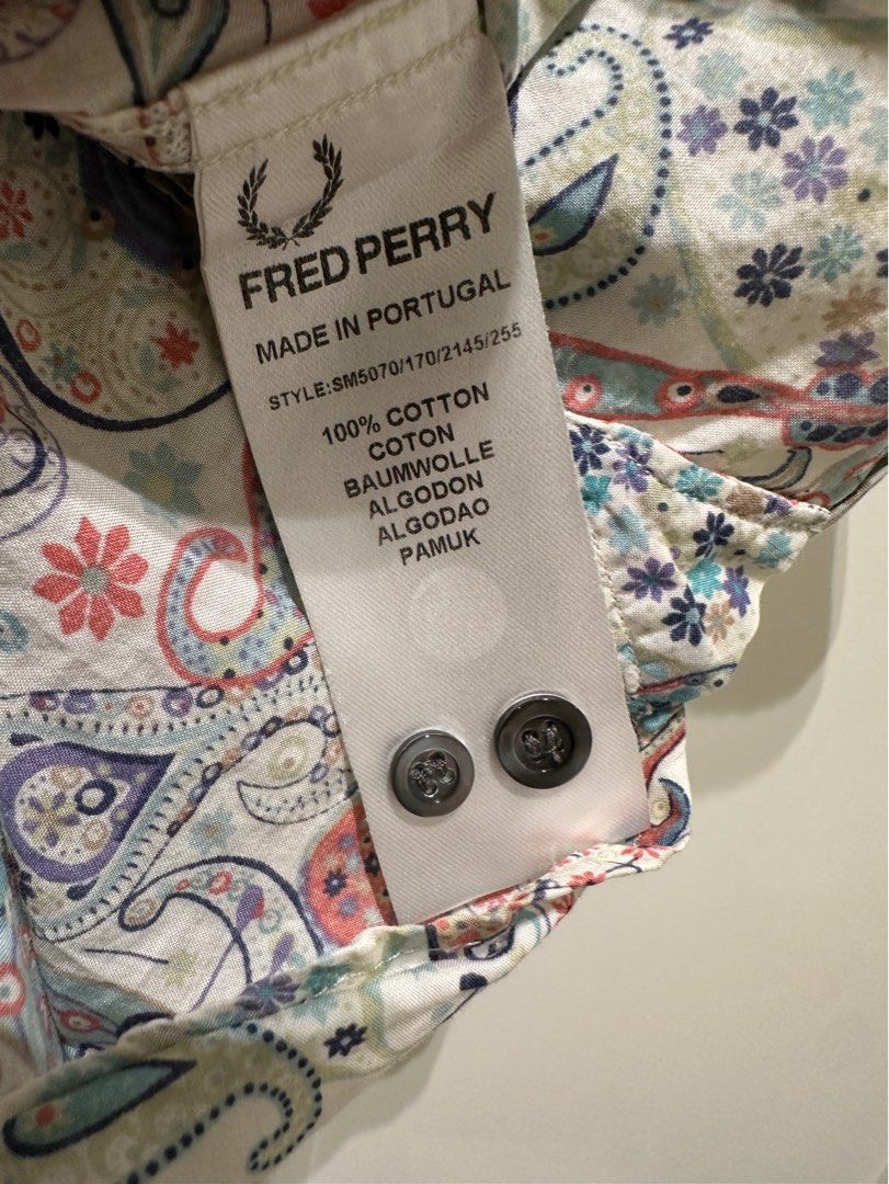 Fred Perry Liberty, Men's Fashion, Tops & Sets, Formal Shirts on Carousell