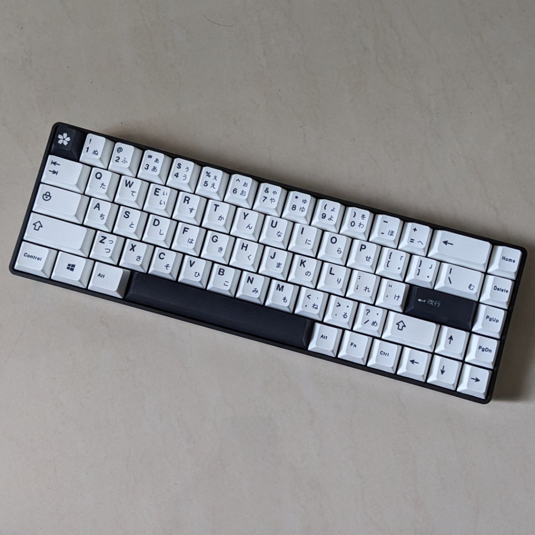 (FREE DELIVERY) WIRELESS 65% Custom Keyboard with Japanese PBT Keycap ...