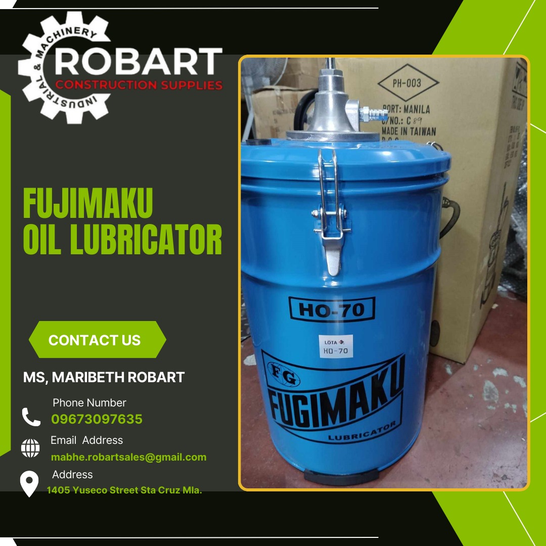 Fujimaku Oil lubricator, Commercial & Industrial, Construction Tools ...
