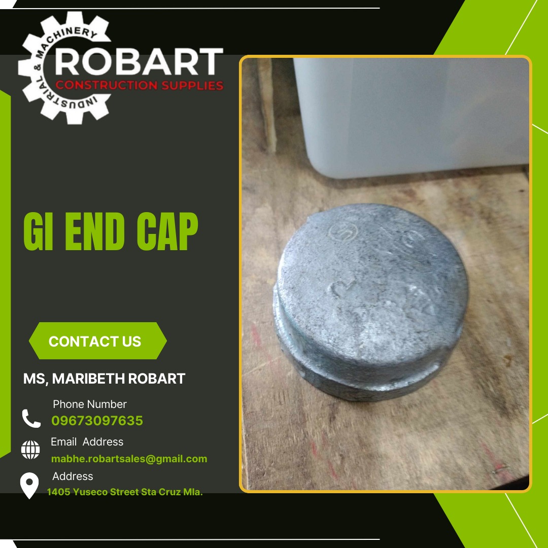 GI End Cap, Commercial & Industrial, Construction Tools & Equipment on ...