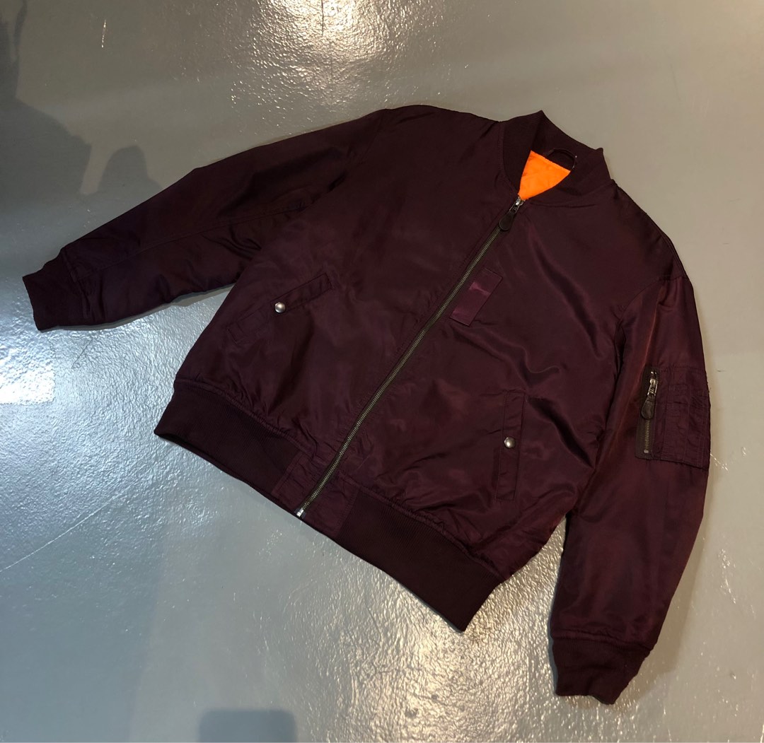 Gu bomber jacket, Men's Fashion, Coats, Jackets and Outerwear on Carousell