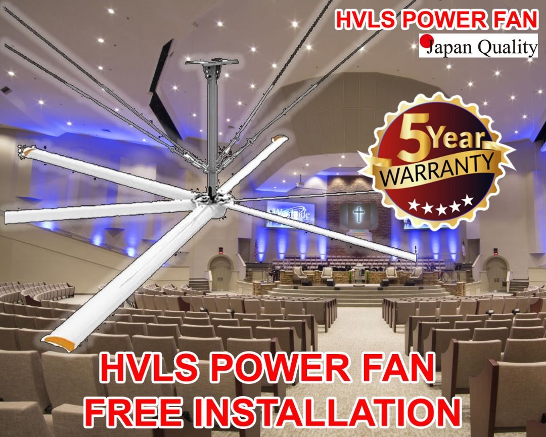 HVLS INDUSTRIAL CEILING FAN, TV & Home Appliances, Other Home ...