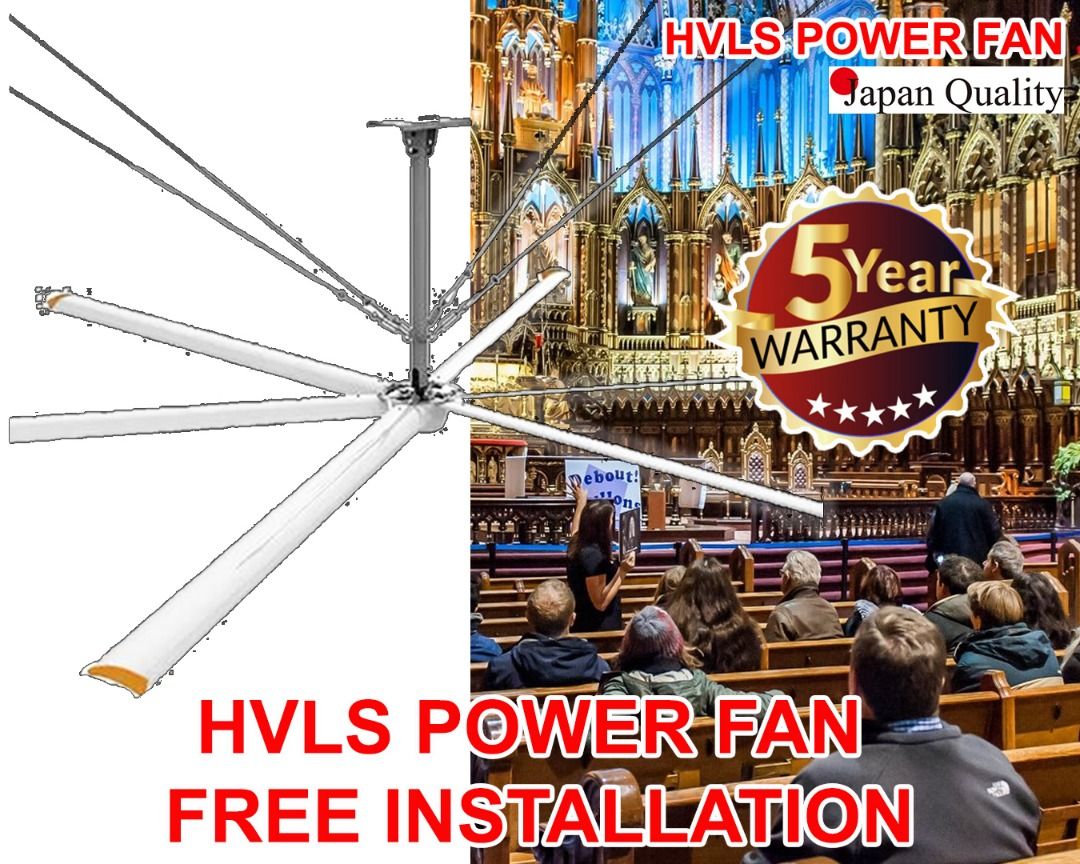 HVLS INDUSTRIAL CEILING FAN, TV & Home Appliances, Other Home ...