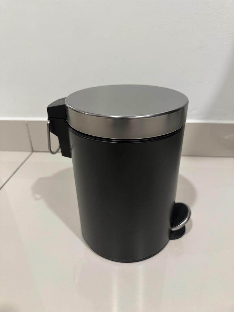 IKEA EKOLN Waste Bin (dark grey, 3L), Furniture & Home Living, Cleaning ...