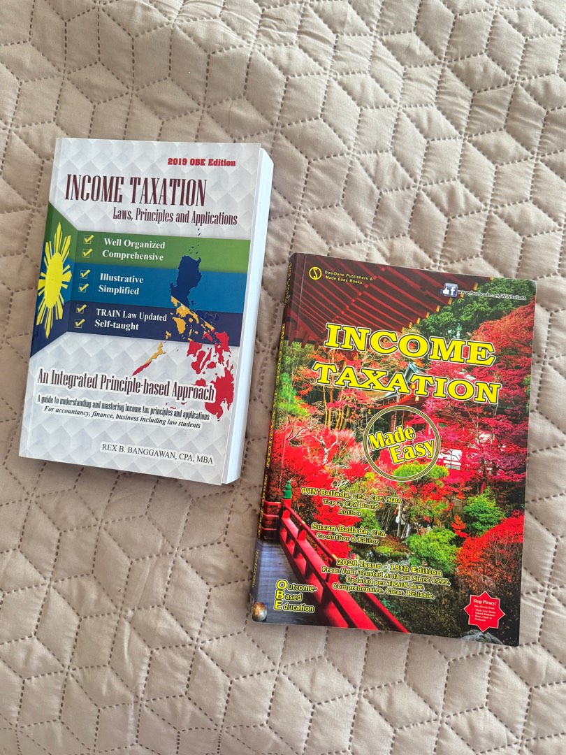 Income taxation textbook (BNEW), Hobbies & Toys, Books & Magazines ...