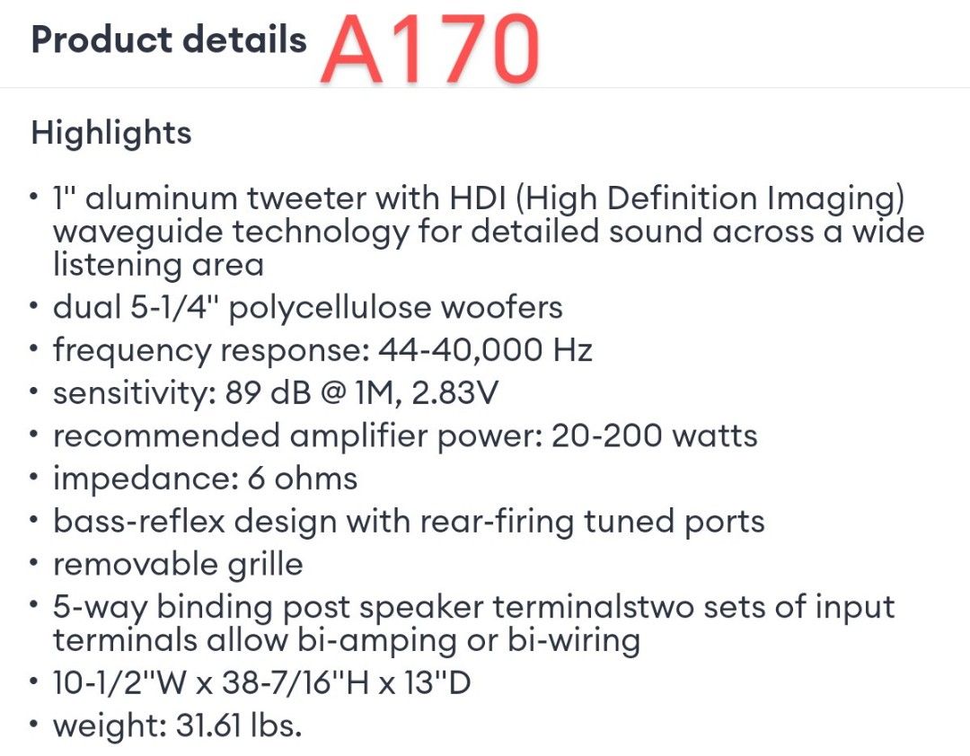 JBL STAGE A170 + A125C Speakers, Audio, Soundbars, Speakers ...