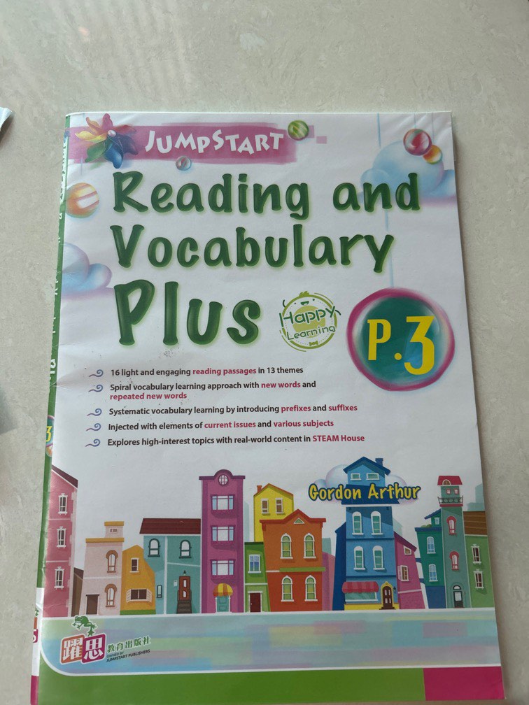 Jumpstart Reading and vocabulary plus P.3, 興趣及遊戲, 書本 & 文具, 教科書 - Carousell