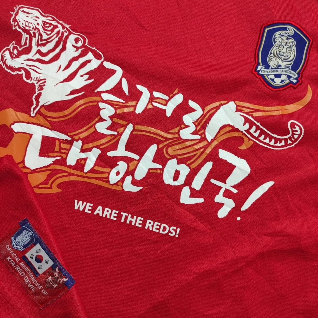 Kaos Jersey Korea KFA Official second, Fesyen Pria, Pakaian , Atasan di ...