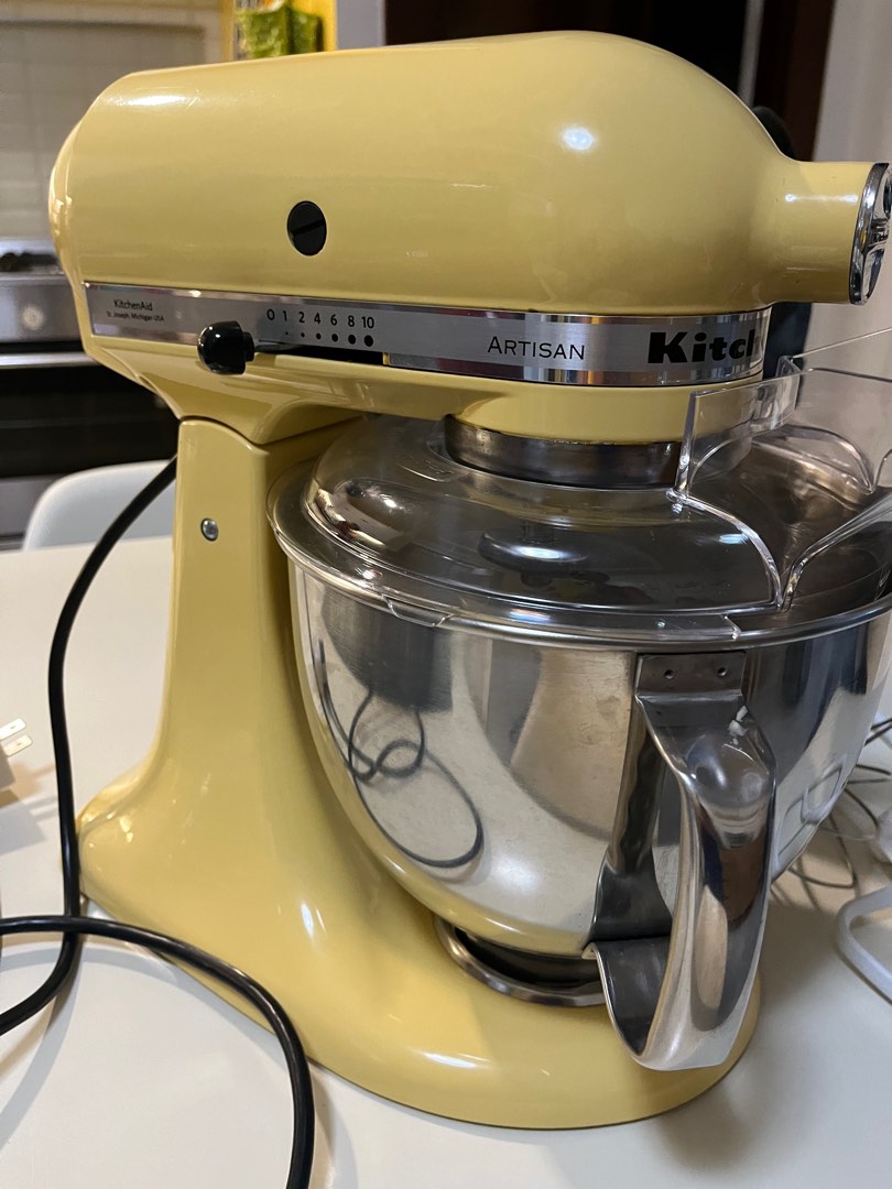 Kitchen Aid 5QT Artisan Stand Mixer - Majestic Yellow, TV & Home ...