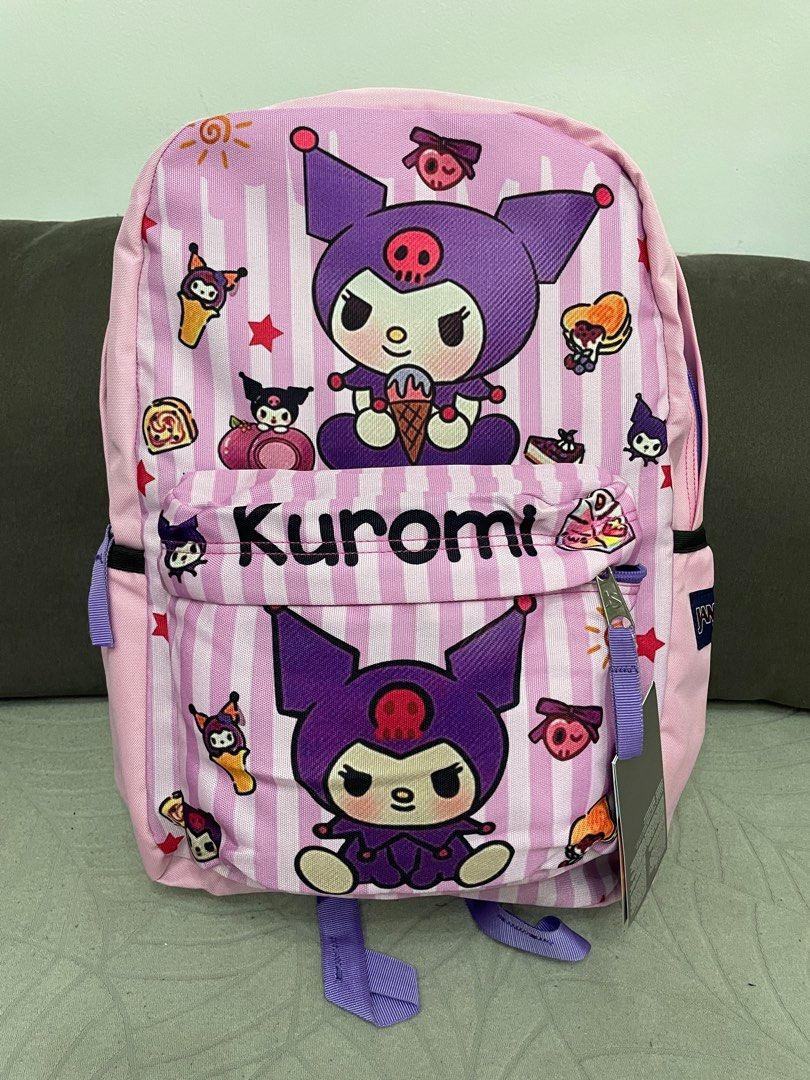 Kuromi school backpack, Women's Fashion, Bags & Wallets, Backpacks on ...