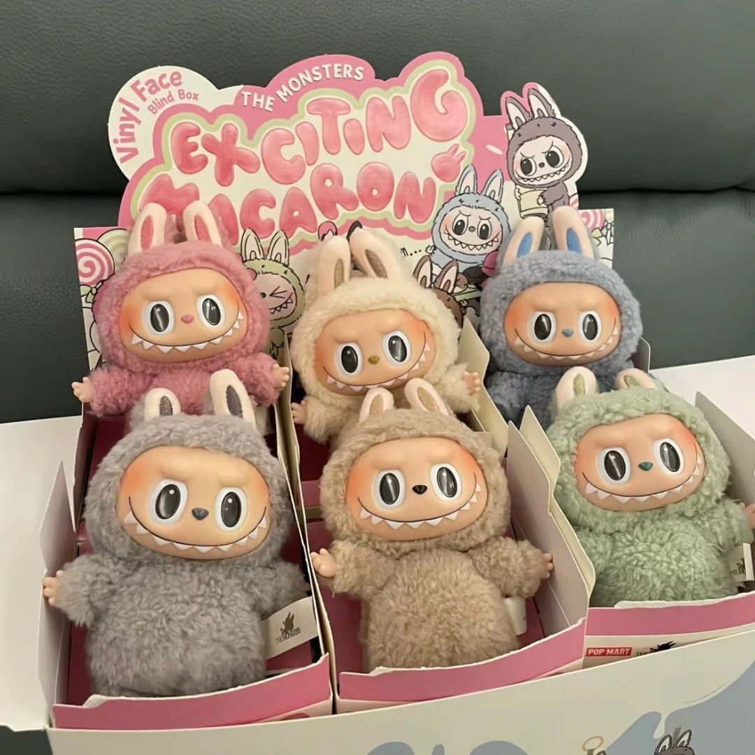 Labubu Macarons Keychain - Blind Box, Toys & Collectibles, Mainan di ...