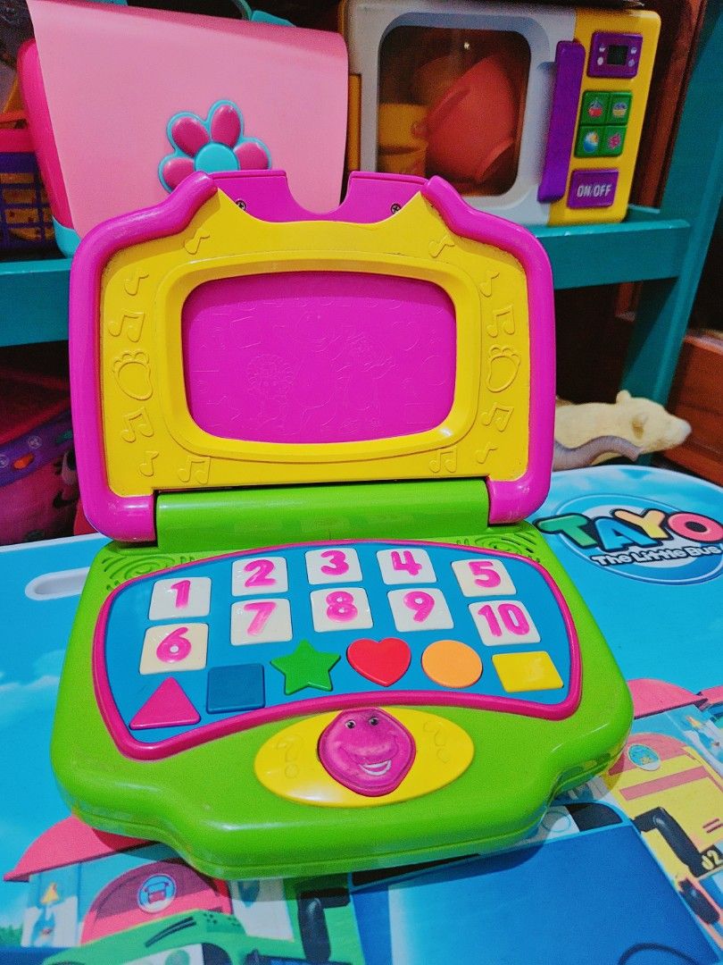 Laptop barney, Toys & Collectibles, Mainan di Carousell
