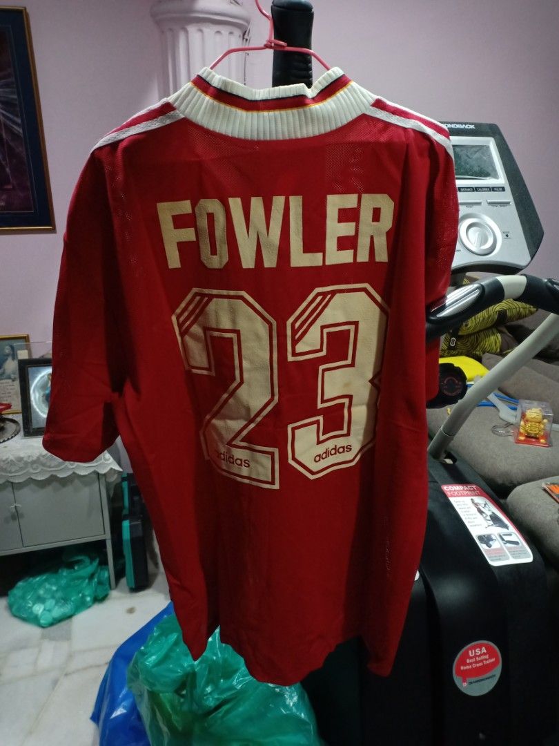 Liverpool H 95/96 Fowler 23, Men's Fashion, Activewear on Carousell