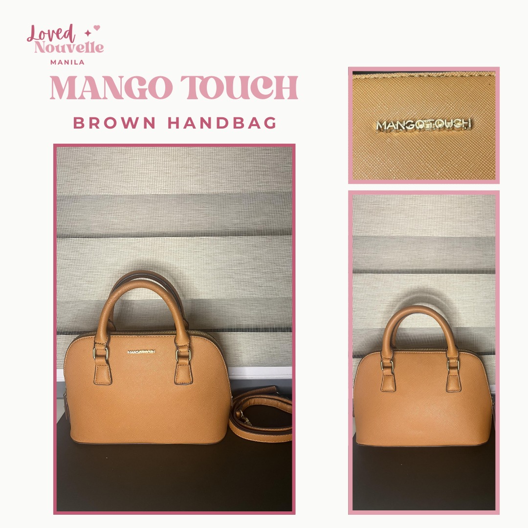 [MEGA SALE] Mango Touch Brown Handbag, Women's Fashion, Bags & Wallets ...