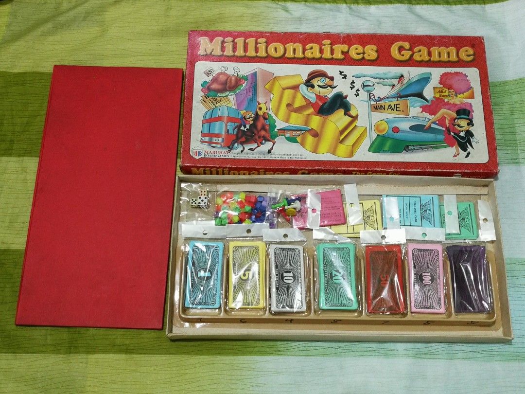 MILLIONAIRES GAME, Hobbies & Toys, Toys & Games on Carousell