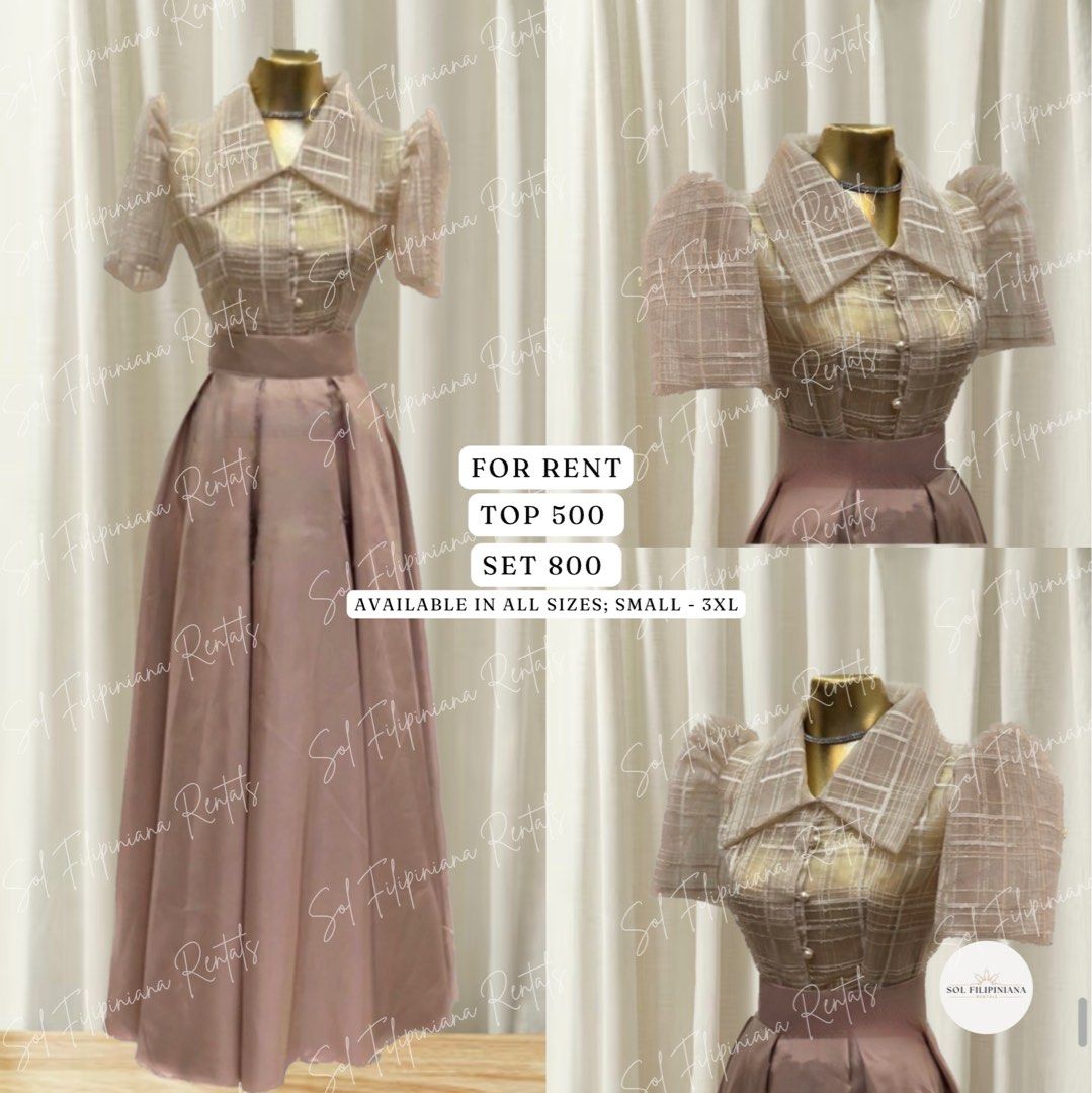 Modern Filipiniana for Rent, Women's Fashion, Dresses & Sets, Dresses ...