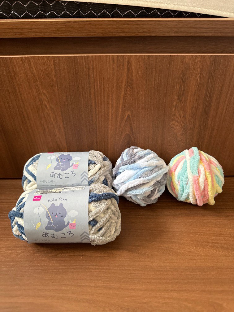 Mole Yarn from Daiso, Hobbies & Toys, Stationery & Craft, Craft Supplies & Tools on Carousell