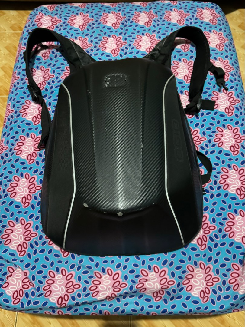 Motorcycle Backpack- Stealth Black (Ogio Mach 5), Men's Fashion, Bags ...