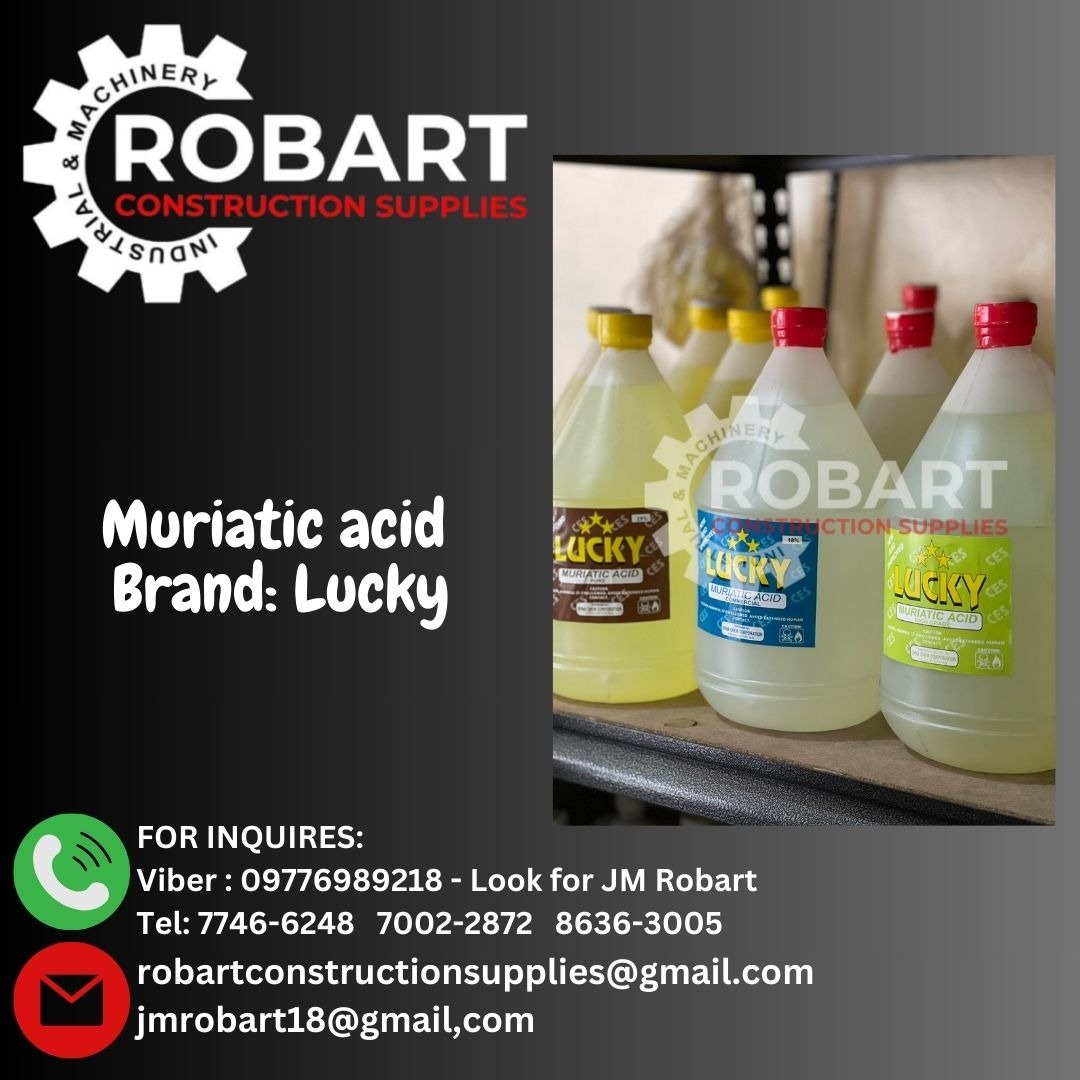 Muratic Acid, Commercial & Industrial, Construction Tools & Equipment ...