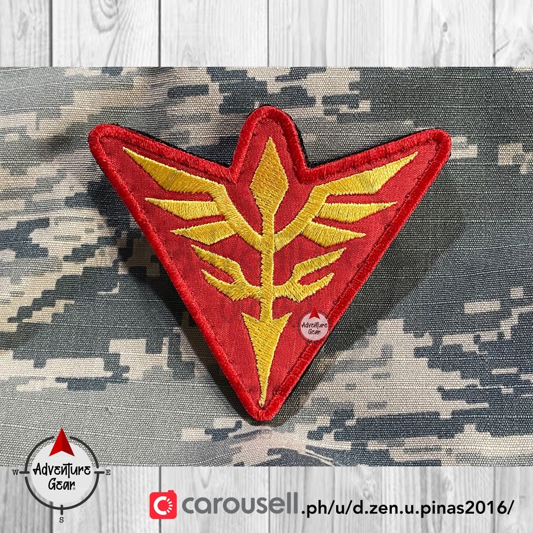 Neo Zeon Emblem - Mobile Suit Gundam - with Velcro, Hobbies & Toys ...