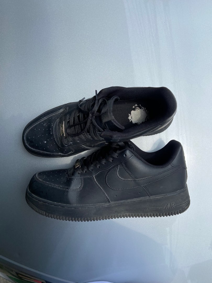 Nike AF1 Triple Black, Men's Fashion, Footwear, Sneakers on Carousell