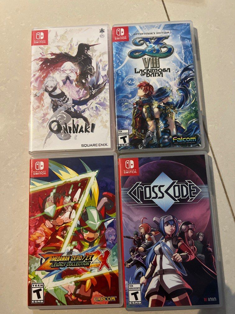 Nintendo Switch Oninaki YS VIII: Lacrimosa Of Dana Crosscode Mega Man Zero Legacy Collection ...