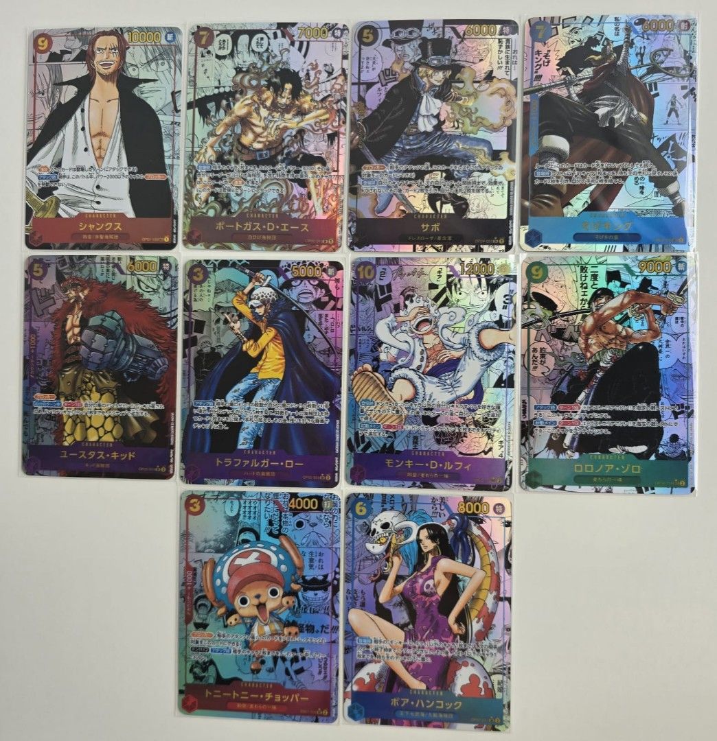 One Piece Manga Cards (set) Customise, Hobbies & Toys, Toys & Games on ...