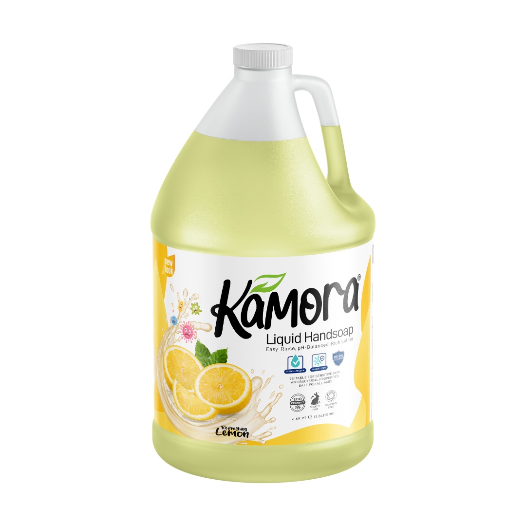 Organic Natural Kamora Liquid Handsoap Lemon Gallon, Beauty & Personal ...