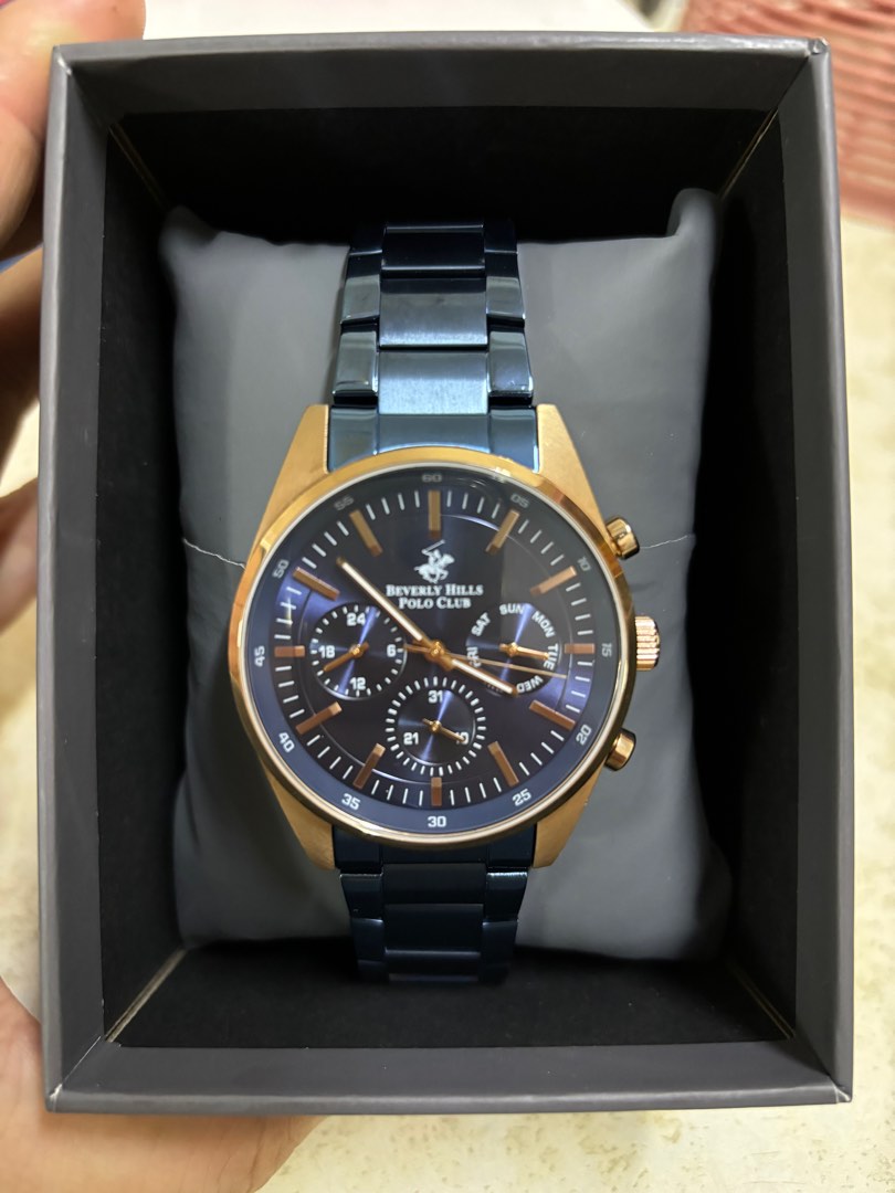 ORIGINAL Beverly Hills Polo Club Men Watch, Men's Fashion, Watches ...
