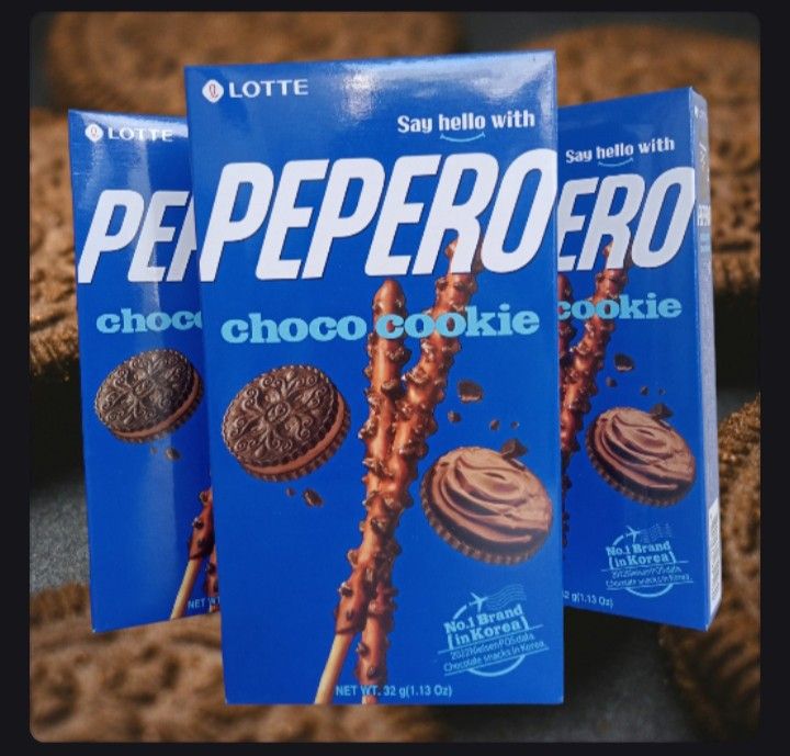 Pepero Choco Cookie Trio (32g), Food & Drinks, Other Food & Drinks on ...