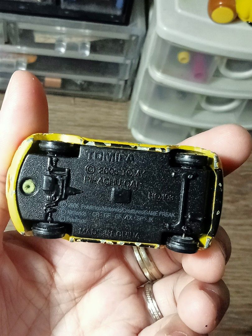 PIKACHU CAR DIECAST, Hobbies & Toys, Toys & Games on Carousell