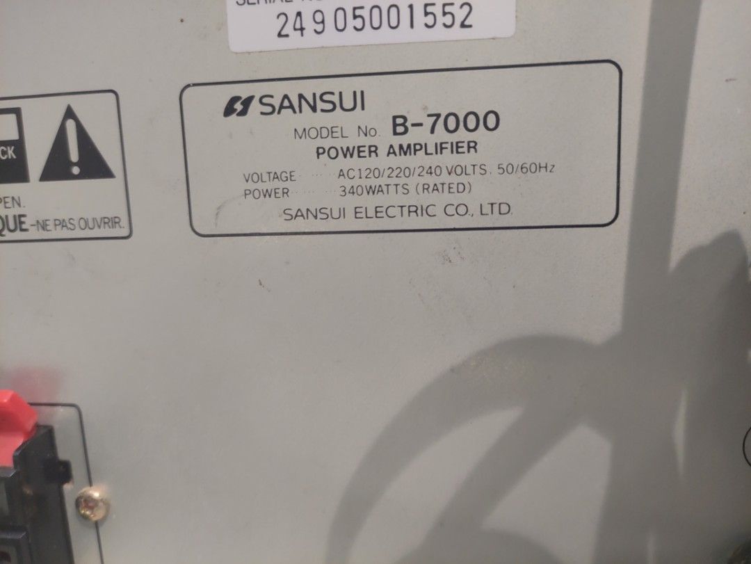 sansui power amp power preamp, Audio, Soundbars, Speakers & Amplifiers ...