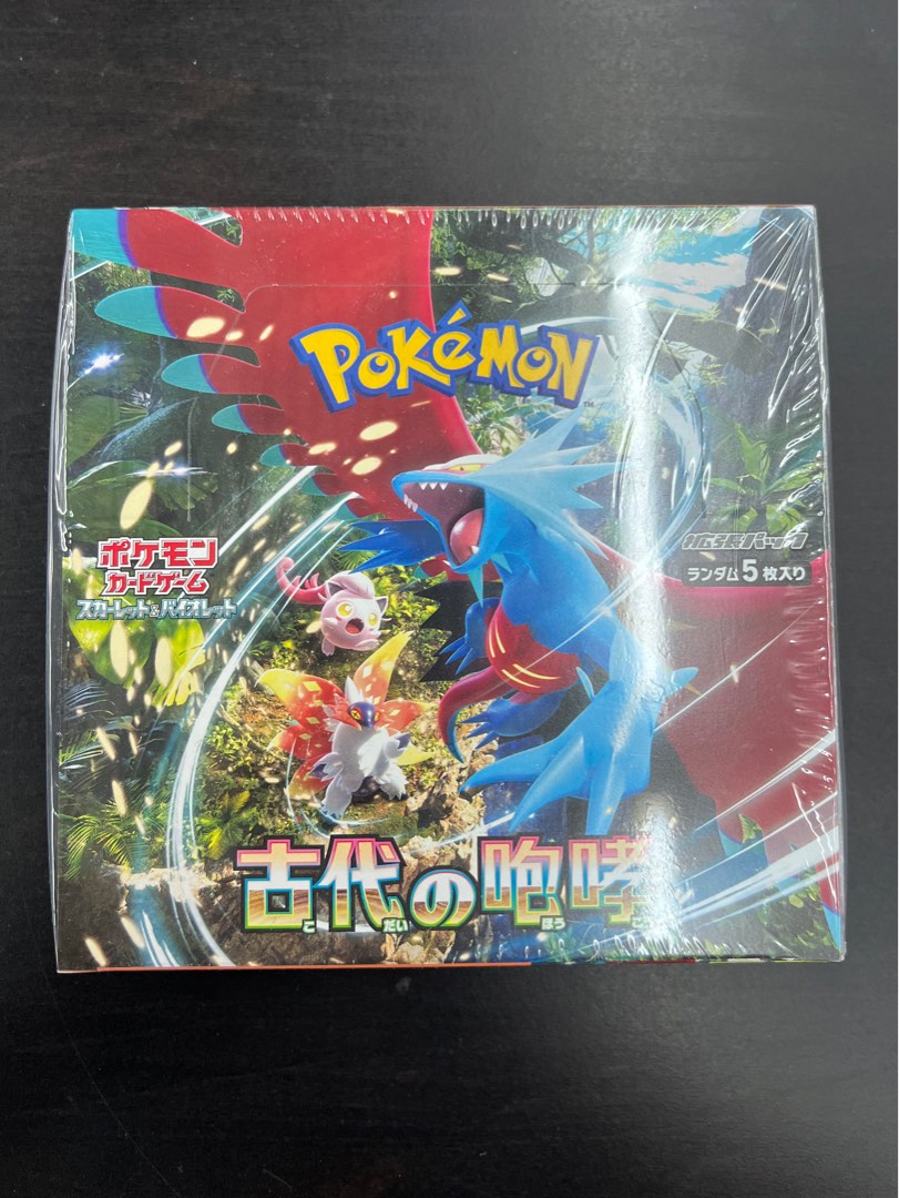 Ptcg 日版 sv4k 古代咆哮 原盒 古代の咆哮 寶可夢 Pokemon ポケモン, 興趣及遊戲, 玩具 & 遊戲類 - Carousell