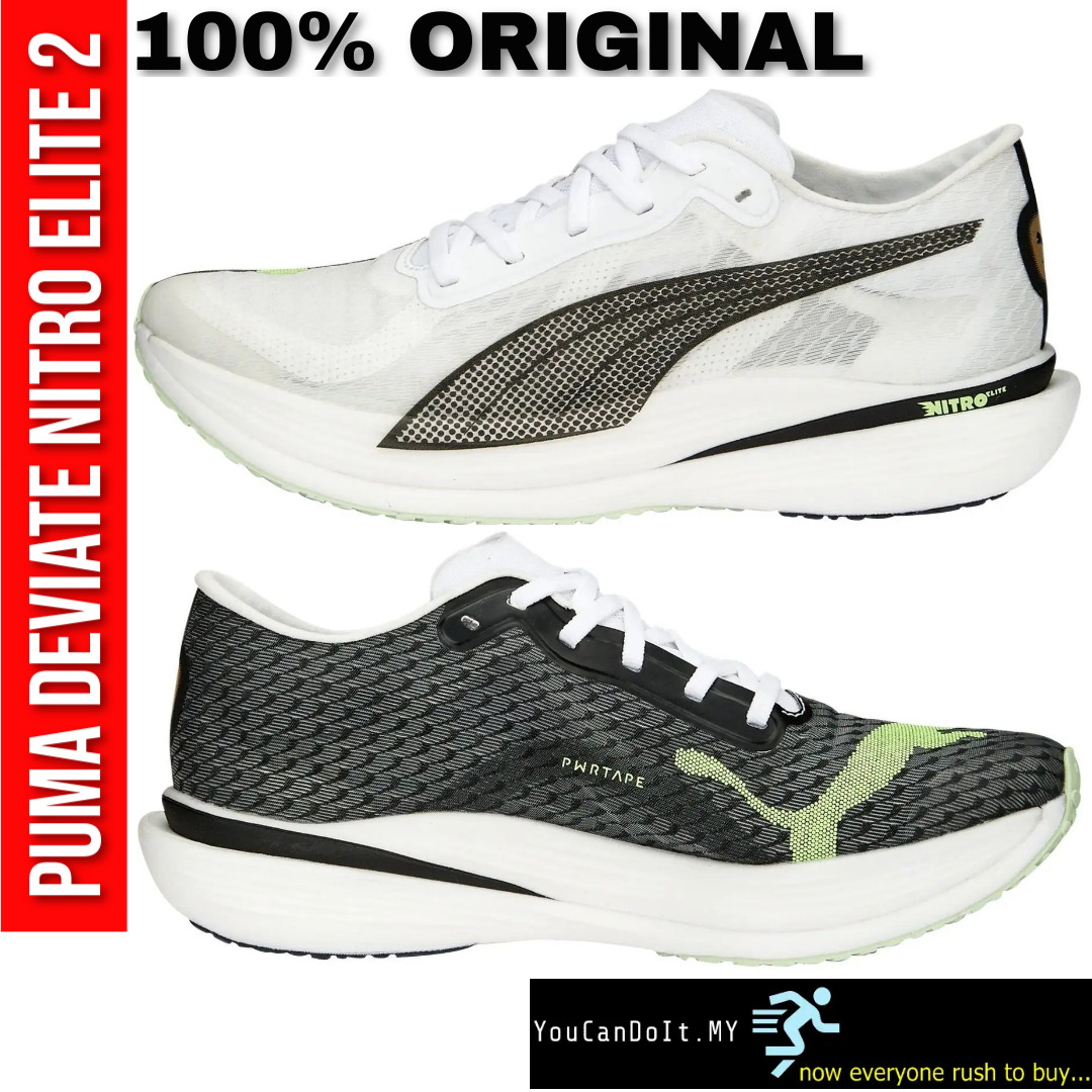 Puma Deviate Nitro Elite 2 (UK5.5 / UK6) Carbon Plate Speed Racing Shoe ...