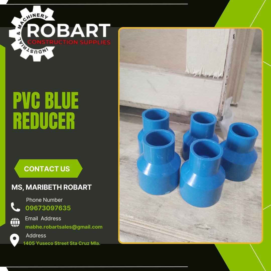 PVC Blue Reducer, Commercial & Industrial, Construction Tools ...