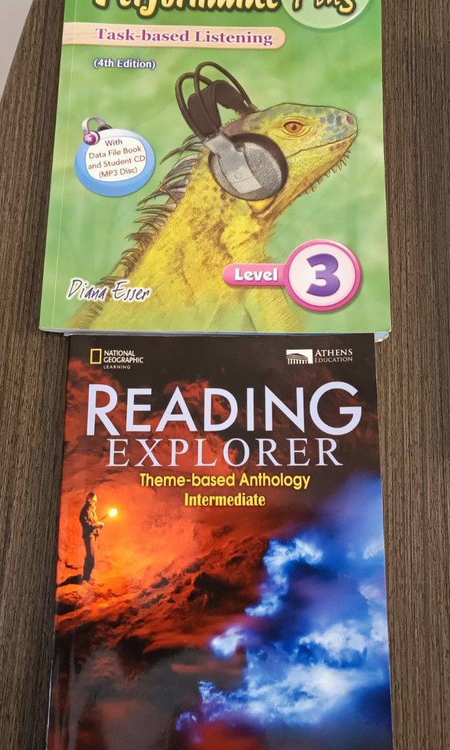 Reading explorer 及 Performance Plus Task-based Listening level 3, 興趣及遊戲 ...