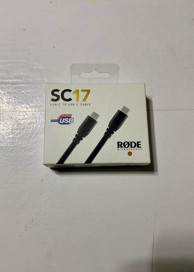 Rode SC17 Usb C to Usb C cable, Audio, Portable Audio Accessories on Carousell
