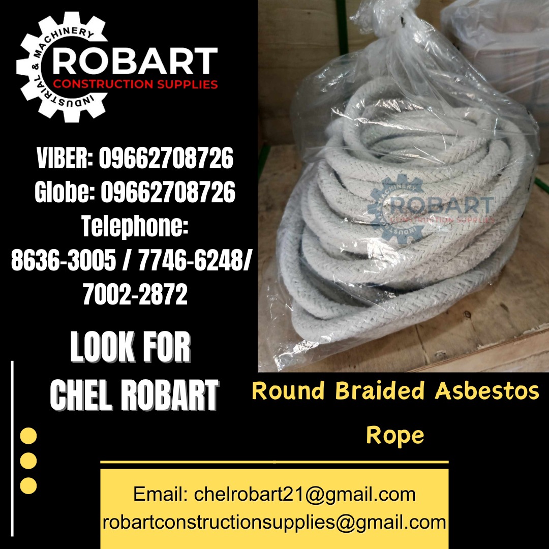 ROUND BRAIDED ASBESTOS ROPE, Commercial & Industrial, Construction ...