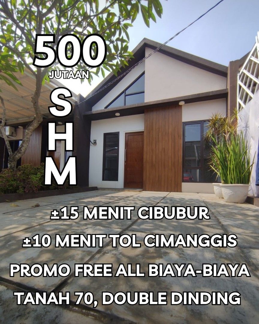 Rumah SHM design Scandinavian Lokasi dkt Cibubur dan Tol Cimanggis ...