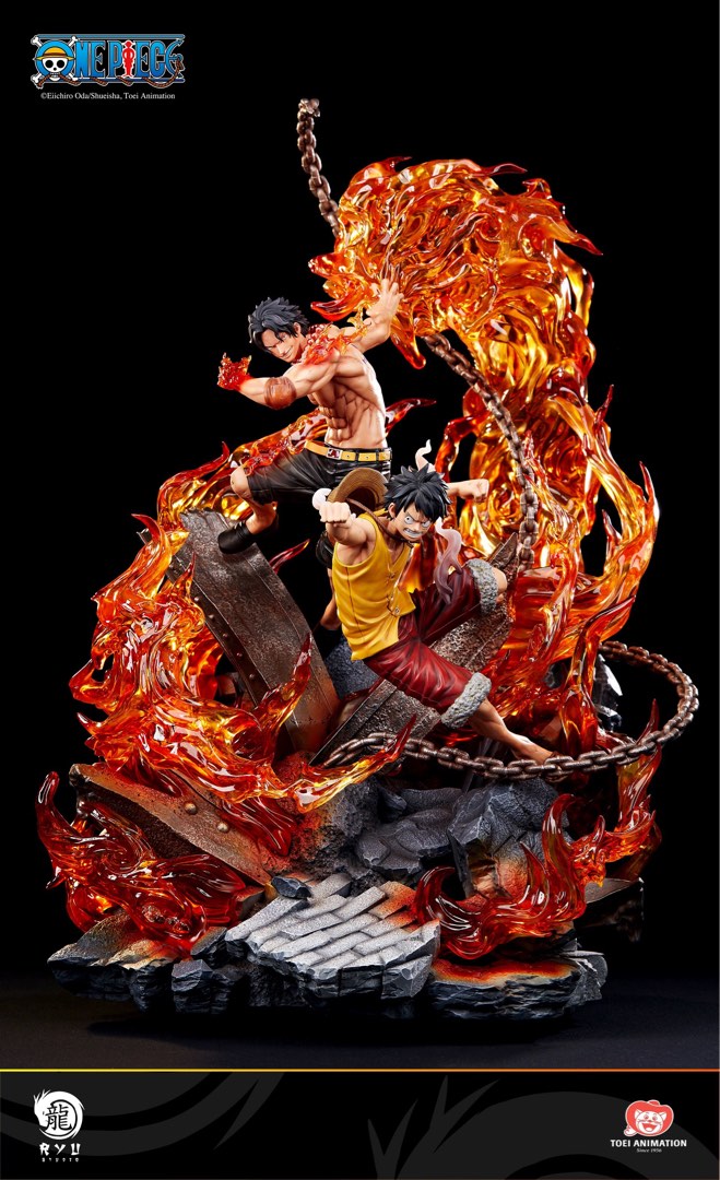 Ryu Studio - Monkey D Luffy & Portgas D Ace, Hobbies & Toys, Toys ...