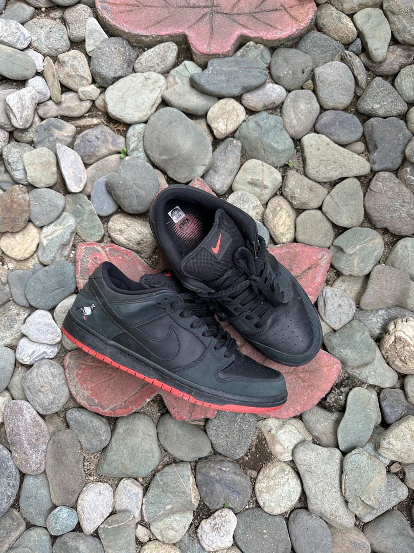 SB Dunk Low Jeff Staples Black Pigeon Size 11 Used (pair only), Men's ...